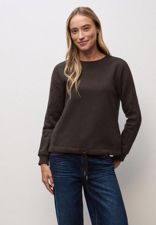 Street One Sweatshirt mit Tunnelzug am Saum