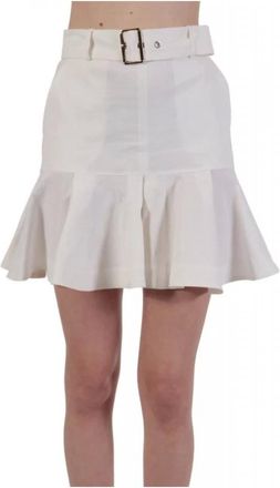 Pinko Pinko, Femme, Jupes, Blanc, Taille: 38 FR Tenero Skirt