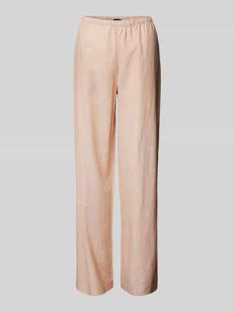 A|X Armani Exchange Straight Leg Leinenhose mit elastischem Bund