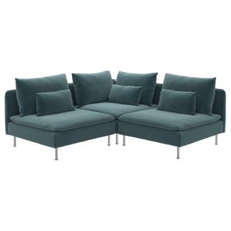 IKEA S&Ouml;DERHAMN Ecksofa 3-sitzig