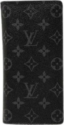 Louis Vuitton Pre-owned Portefeuille Brazza Monogram Eclipse Long Wallet - Homme - Pre-owned - Noir - Taille: ONE Size