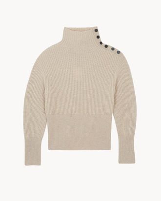 Kujten Pull cachemire col chemin&eacute;e, 6 fils - Pull Skyler