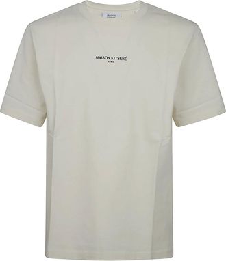 Maison Kitsun&eacute; Homme, Tops, Beige, Taille: L T-shirt Confort