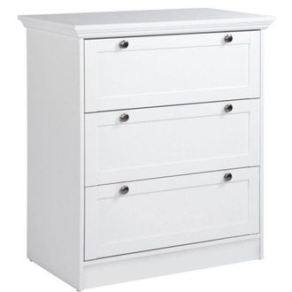 Finori Finori - Commode 3 tiroirs 80x45x90 cm blanc - landzy