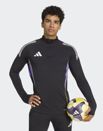 adidas adidas Performance - Tiro 25 Competition - Trainingsoberteil in Schwarz/Purple Rush
