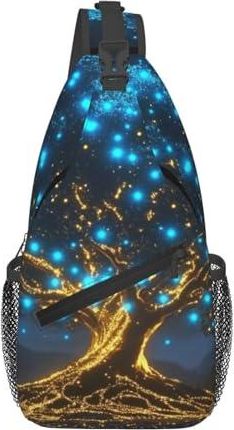 Generic Blue Fruit The Tree Of Life Sac &agrave; bandouli&egrave;re de voyage pour homme Sac &agrave; dos de randonn&eacute;e