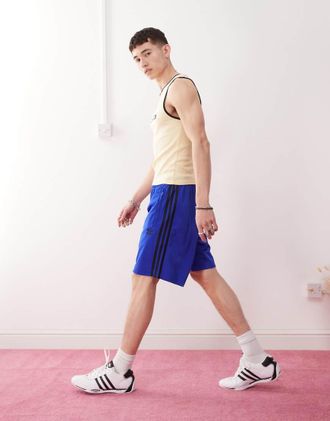 adidas Originals Firebird - Short - Bleu et noir