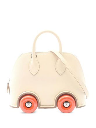 Herm&egrave;s 2023 mini Bolide on Wheels Tote Bag - Nude