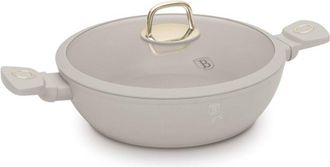 Berlinger Haus BERLINGERHAUS Pfanne mit Titanbeschichtung und Deckel 28 cm Sahara Collection | Langlebig, Stilvoll und Leicht zu Reinigen