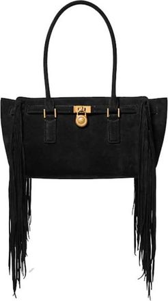 Michael Kors Femme, Sacs, Noir, Taille: ONE Size Sac Bohémien Hamilton Moderne Satchel
