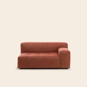 Madura Canap&eacute; Modulable Accoudoir D Uberto Opal orange corail - ORANGE