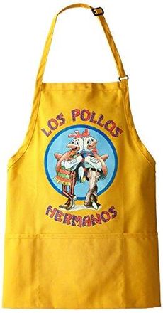 Breaking Bad Tablier Los Pollos Hermanos pour homme, jaune, taille unique