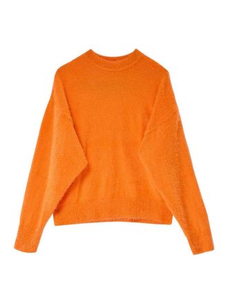 Moschino Pull Col Rond - Orange