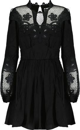 Self Portrait Robe Dentelle Noir