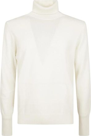 Ballantyne Homme, Pulls, Blanc, Taille: XL T Neck Pullover