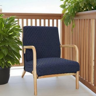 Generic Sesselbezug Stretch Mit Seitlicher Reißverschluss, Hoch Elastischer Waschbarer Sitzbezug Aus Jacquard Oder Einfarbig, Design Für Wohnzimmer, Hotel Und