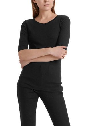 Marc Cain Rundhalsshirt Seasonal Colours I Premium Damenmode Rundhals-Shirt mit halben &Auml;rmeln