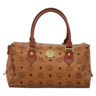 MCM Pre-owned Leder Handtaschen - - Pre-owned - Damen - Braun - ONE SIZE