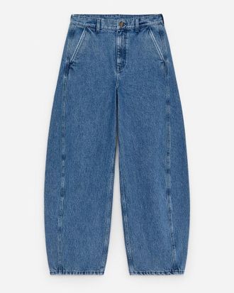 Arket Jeans Mit Barrel Legs -Blau