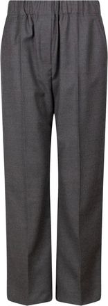 Max Mara Hose mit Stretchbund - Grau