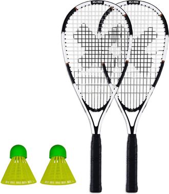 Pure 2improve Pure 2 Improve Speed Badminton Schl&auml;ger Set bestehend aus 2 Schl&auml;gern, 2 Federb&auml;llen und Tragetasche Powered by XQmax