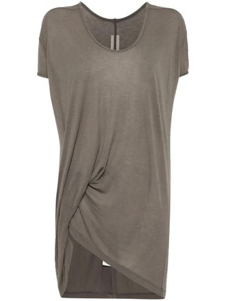 Rick Owens t-shirt Hiked - Gris