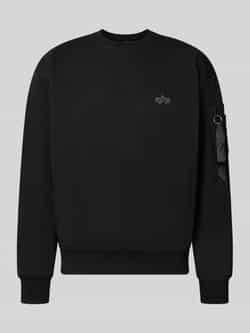 Alpha Industries Sweatshirt mit Label-Details