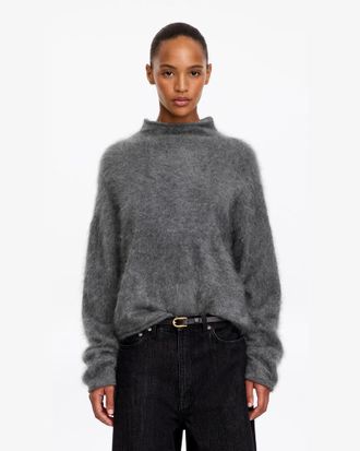 Arket Rollkragenpullover Aus Reinem Kaschmir -Grau
