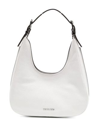 Michael Kors petit sac porté épaule Nolita à fini grainé - Blanc