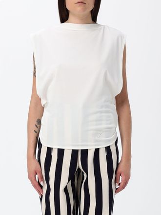 Jacquemus &Auml;rmelloses Jersey-Top mit geradem Ausschnitt und Bindesaum