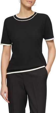 s.Oliver Strick-Shirt mit Kontrast-Details