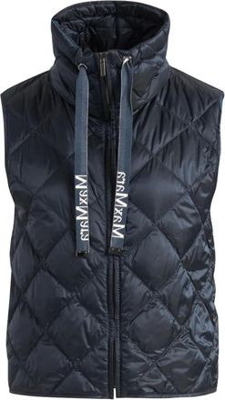 Max Mara Femme, Vestes, Bleu, Taille: 40 FR Tregic Quilted Vest