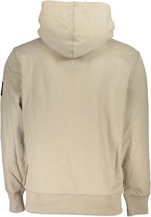 Calvin Klein Cotton Fleece Hoodie - Beige