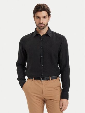 HUGO BOSS Hemd Relegant 50567579 Schwarz Regular Fit