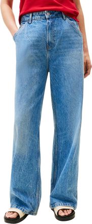 Tommy Hilfiger Damen Jeans Hose Loose Wide Leg Ali Mid Rise, Blau (Ali), 34W/27L