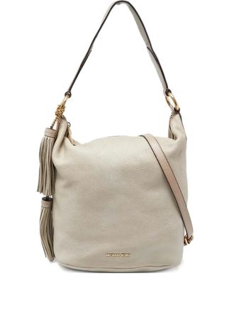 Michael Kors sac port&eacute; &eacute;paule en cuir de veau - Tons neutres