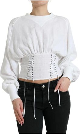 Dolce & Gabbana Damen, Blusen & Hemden, Wei&szlig;, XSGr&ouml;&szlig;e