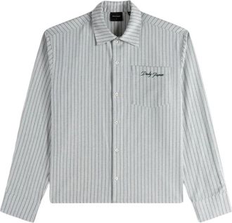 Daily Paper Clothing Homme, Chemises, Vert, Taille: S Stripe Script Shirt
