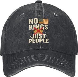 Generic Casquette dHomme, Casquette de Baseball No Kings Protest Sun, Casquette de Baseball Couple Femmes &agrave; Motif de Routier Cadeau d&eacute;t&eacute; y2k Casquette Snapbac