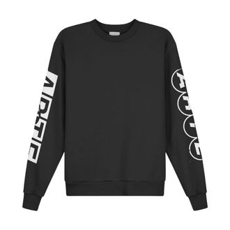 Arte Homme, Sweatshirts et sweats &agrave; capuche, Noir, Taille: XL Sleeve Print Crewneck
