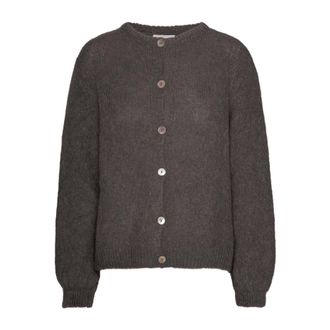 Americandreams Americandreams, Femme, Pulls, Gris, Taille: 38 FR Susan Alpaca Cardigan