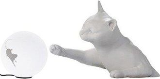 Karman Lampe de table MAOO, céramique blanc mat