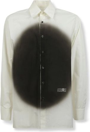 Maison Margiela Homme, Chemises, Multicolore, Taille: L Spray Print Shirt