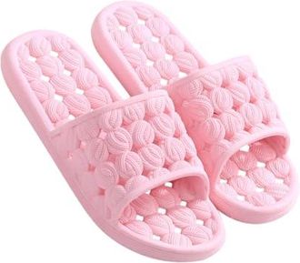 FOMIYES Pantoufles Creuses de Massage pour Femmes et Hommes Sandales dInt&eacute;rieur Antid&eacute;rapantes L&eacute;g&egrave;res et Respirantes Taille 40-41 Couleur Rose Adapt&eacute;es pour 