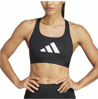 adidas Powerreact Big Logo Graphic W - Sport-BH leichter Halt - Damen