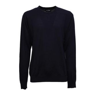 Dsquared2 S74Ha0633 Wollpullover mit Rundhalsausschnitt - - Knitwear - Herren - Blau - 2XL