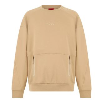 HUGO BOSS Sweatshirt mit Taschen - - Sweatshirts & Hoodies - Herren - Beige - M