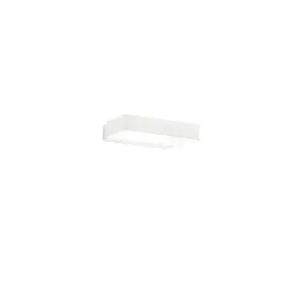 Luce-Ambiente-Design Led Omega Wall Light in White Aluminum 6w 4000k (Natural Light)