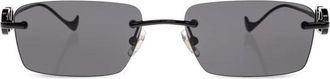 Valentino Garavani VLogo Rechte Sonnenbrille - - Accessories - unisex - Schwarzk - 55 MM