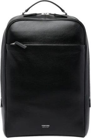 Tom Ford Classic zip-fastening backpack - Schwarz